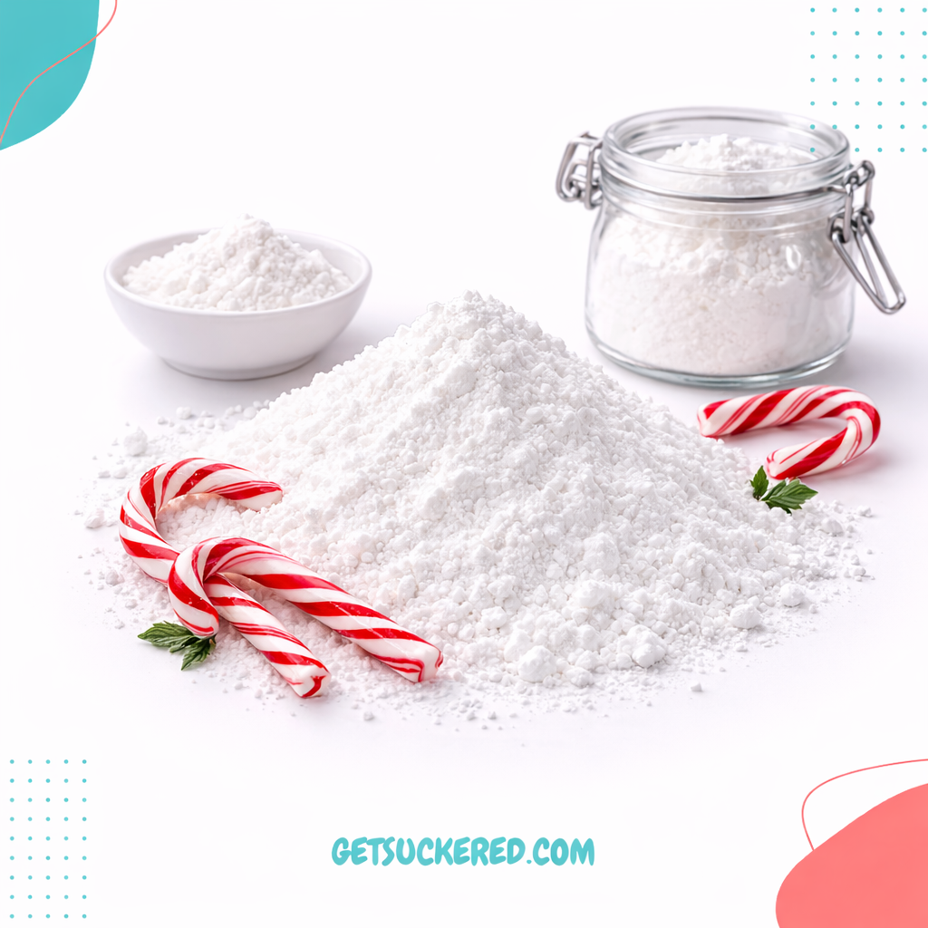 Festive Candy Cane Flavor Powder | Get Suckered